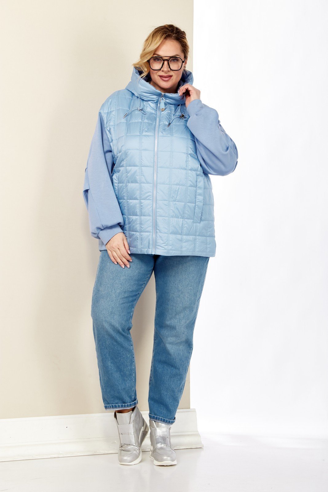 Куртка 2184 небесный Shetti купить в интернет магазине | в наличии